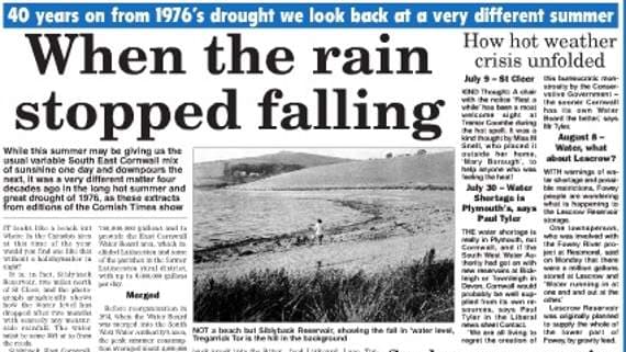 Remember the summer of 76? | cornish-times.co.uk