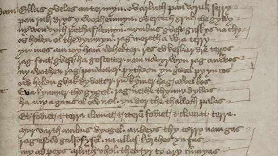 Exhibition will unite historic manuscripts in the Cornish language ...