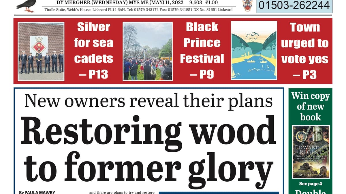 This week’s latest issue of the Cornish Times is on sale now | cornish ...