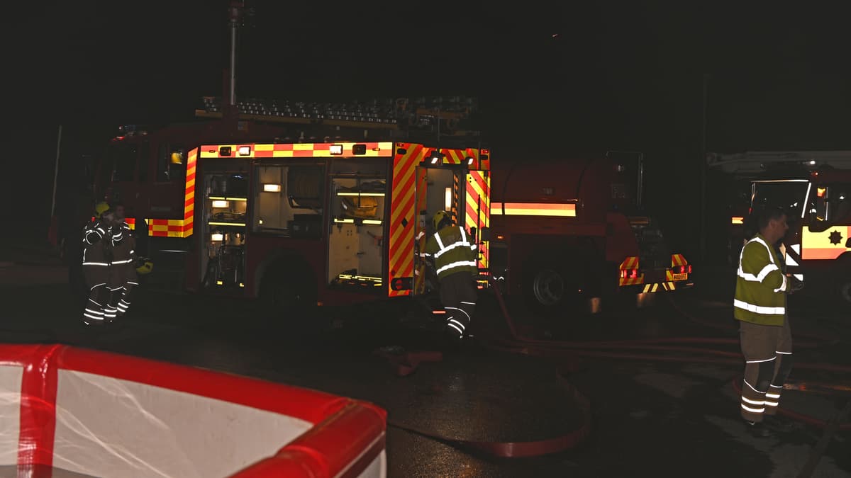 Fire blazes through Launceston’s recycling centre | cornish-times.co.uk