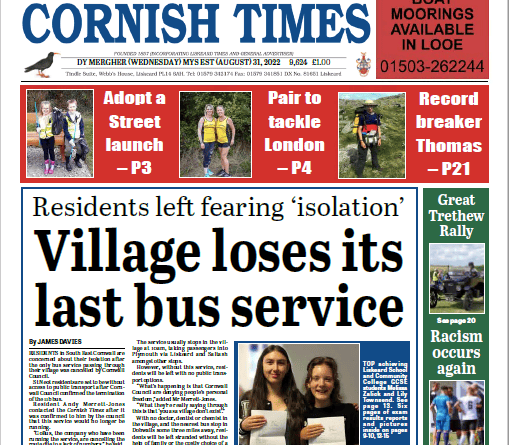 What’s in this week’s Cornish Times! | cornish-times.co.uk