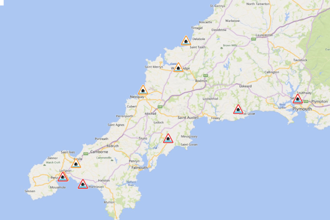 Environment Agency issues "red warning" for flooding in Looe | cornish ...