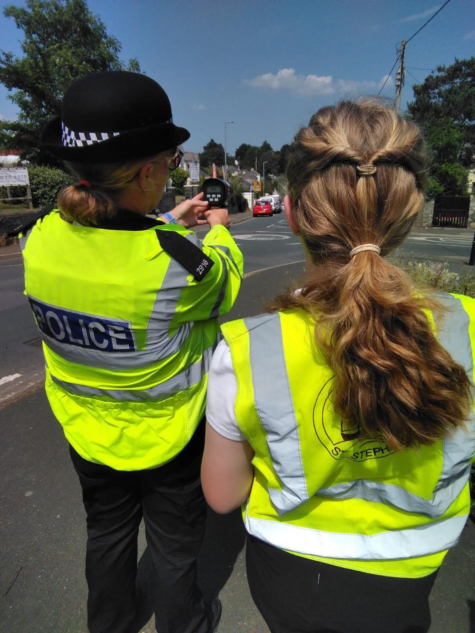 Saltash school children used in new Police speed awareness campaign ...