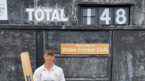 Teenager Tom torpedoes Gunnislake with incredible 148 | cornish-times.co.uk
