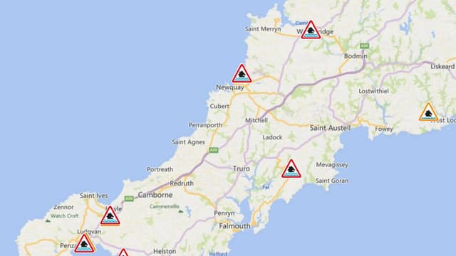 Multiple flood alerts issued for Cornwall | cornish-times.co.uk