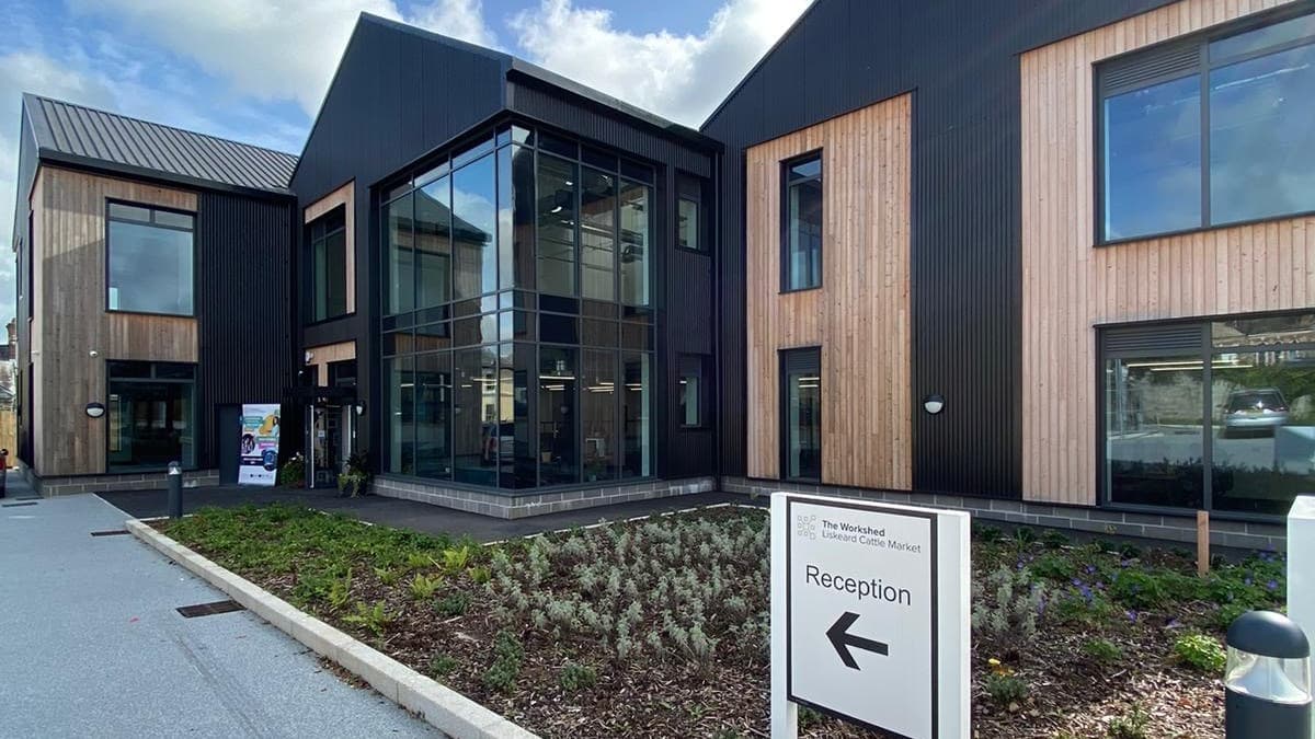 Liskeard Workshed transformation on old Cattle Market site is ...