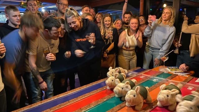 Pig racing night to raise funds for Air Ambulances | cornish-times.co.uk