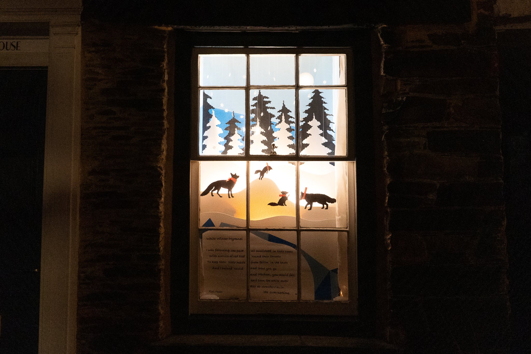 Different home lights up every night as part of ‘living window’ advent ...