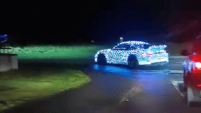 Porsche covered in sparkling Christmas lights spotted in Callington ...