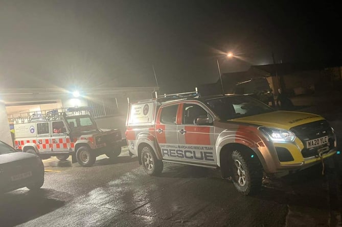 Search and rescue team locate high risk missing person in St Cleer ...