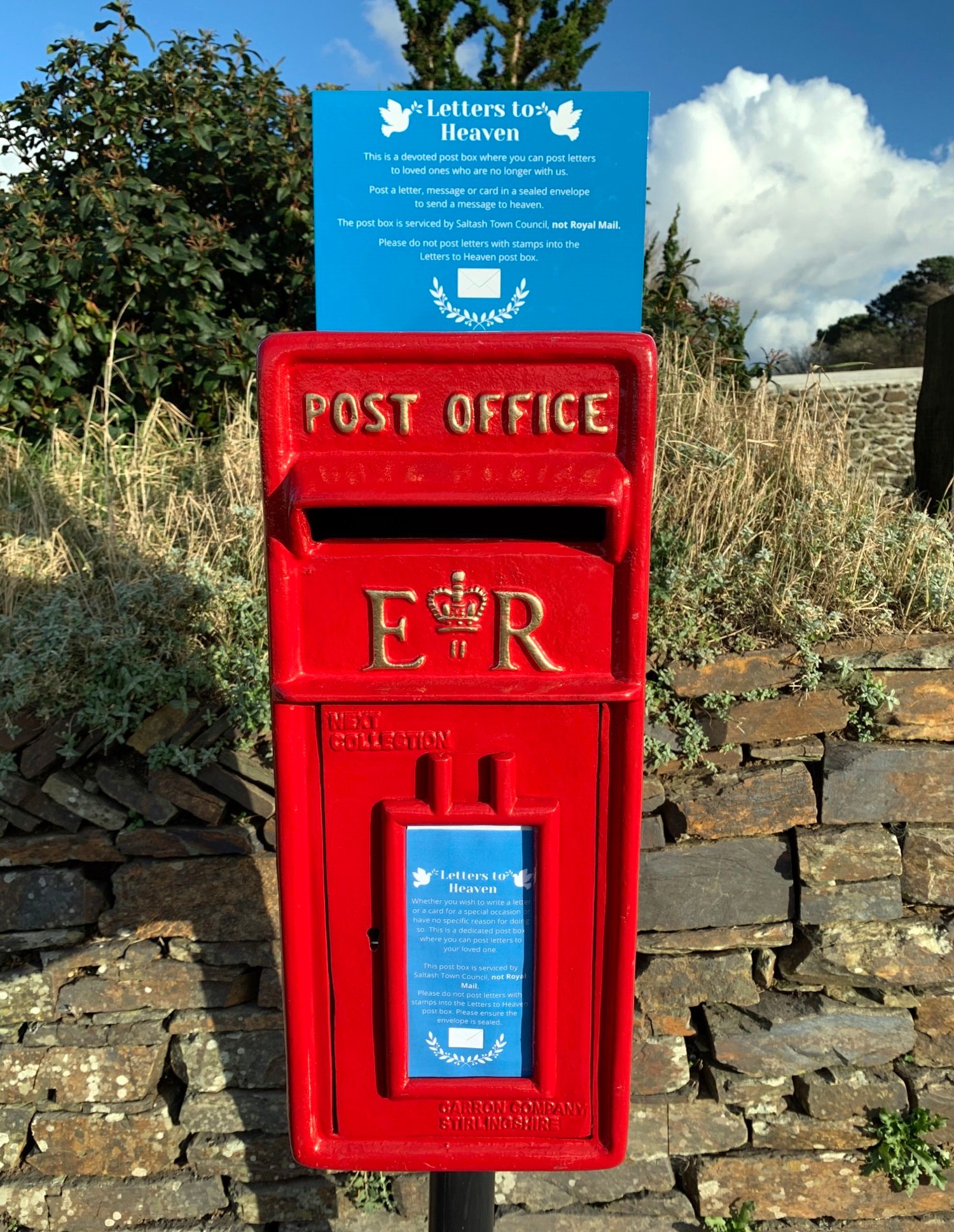 ‘Postbox to heaven’ to support mourners | cornish-times.co.uk