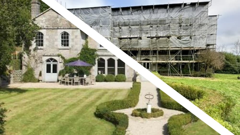 Lostwithiel fire-damaged mansion for sale has royal links - and costs ...