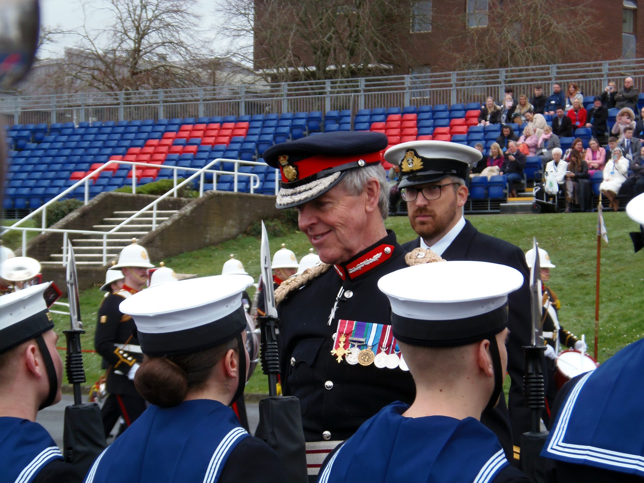 Lord Lieutenant visits seamen of the future at HMS Raleigh | cornish ...