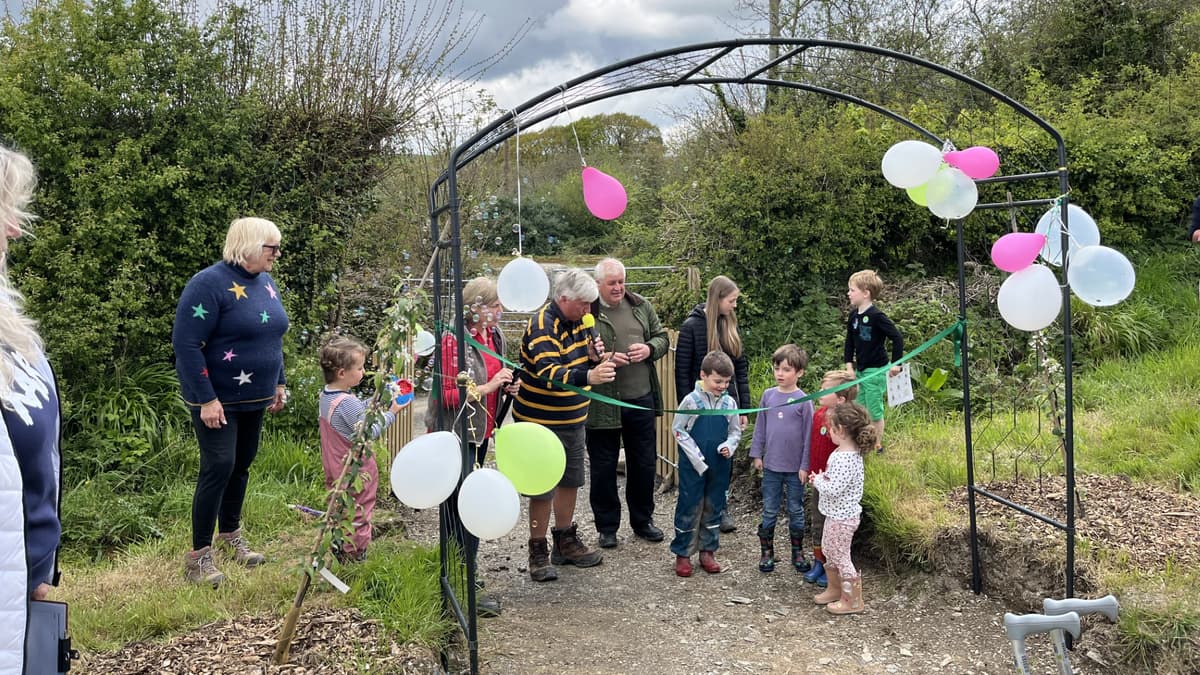 Residents celebrate opening of Landulph community orchard | cornish ...