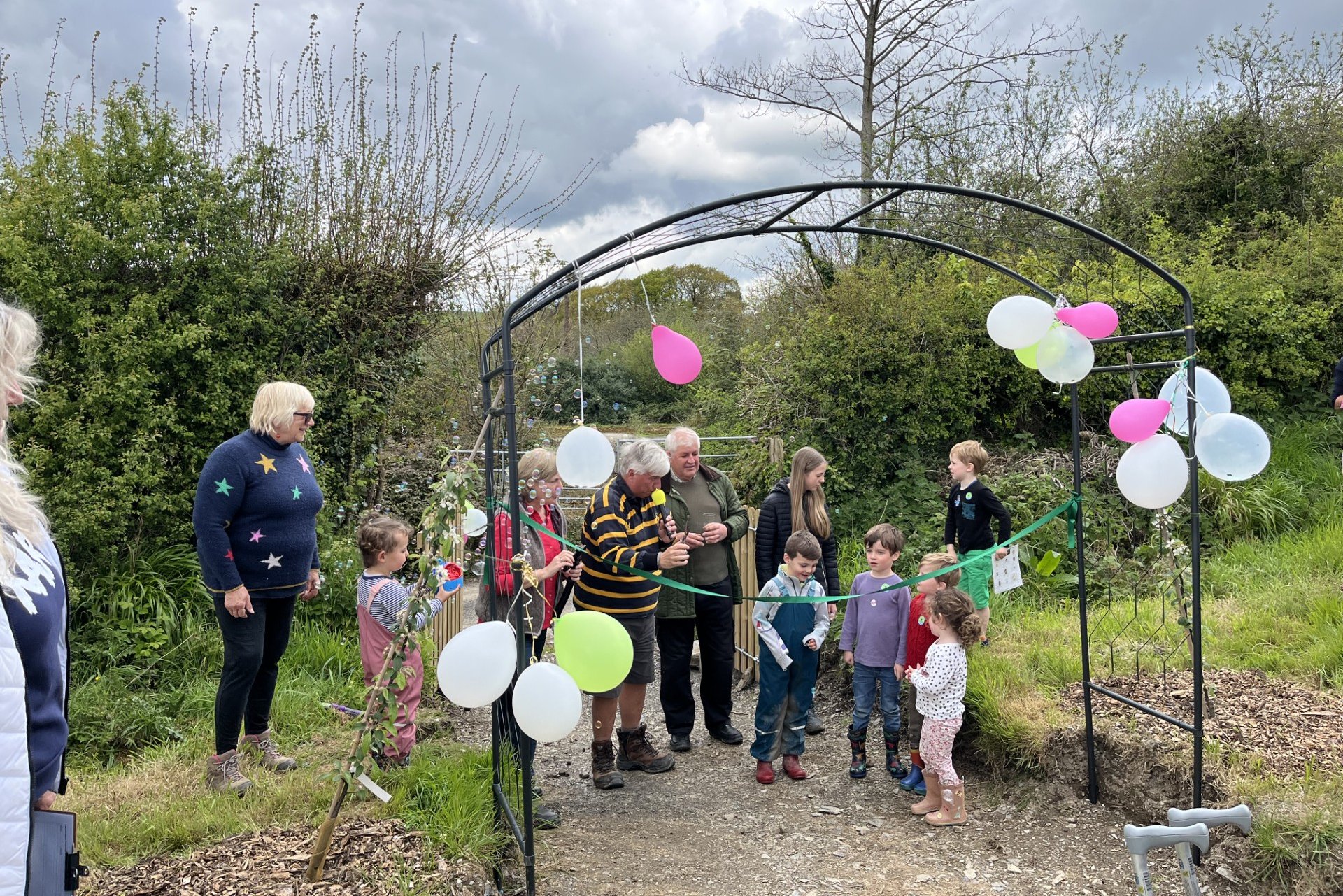 Residents celebrate opening of Landulph community orchard | cornish ...