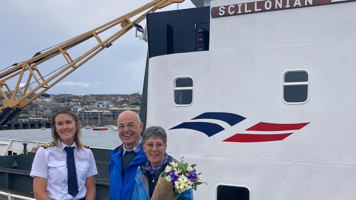 Scillonian welcomes group’s five millionth ferry passenger | cornish ...