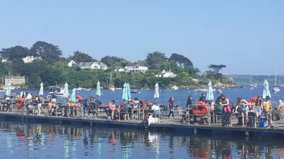 Lifeboat volunteers transform Fowey pontoon into stage for RNLI 200 ...