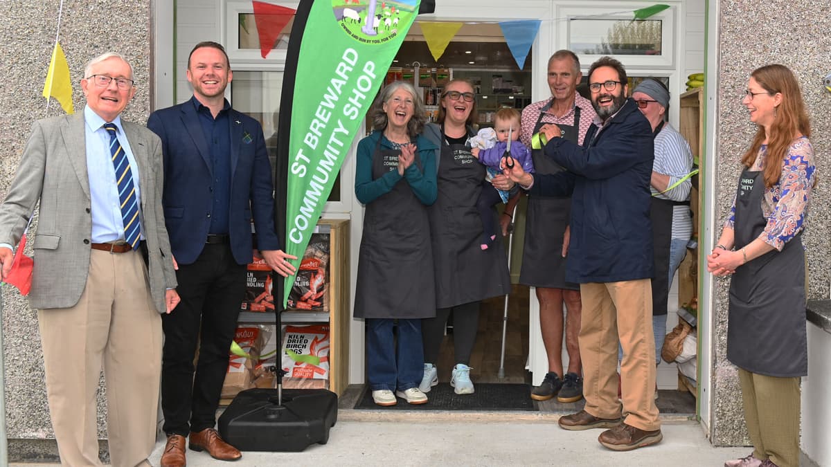 Village celebrates successful opening of community shop | cornish-times ...