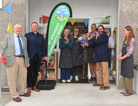Village celebrates successful opening of community shop | cornish-times ...