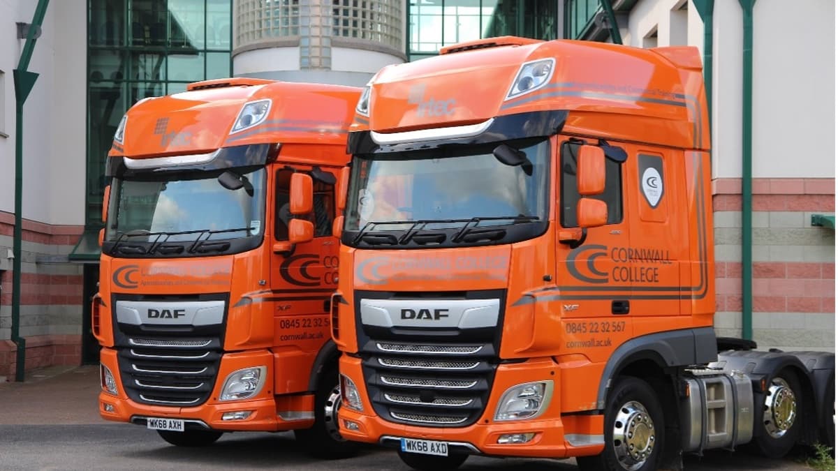 New HGVs boost training opportunities in Cornwall | cornish-times.co.uk