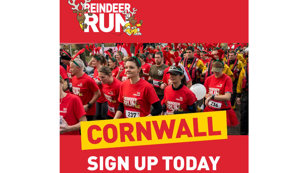 People urged to join the fun at the RNLI Cornwall Reindeer Run ...
