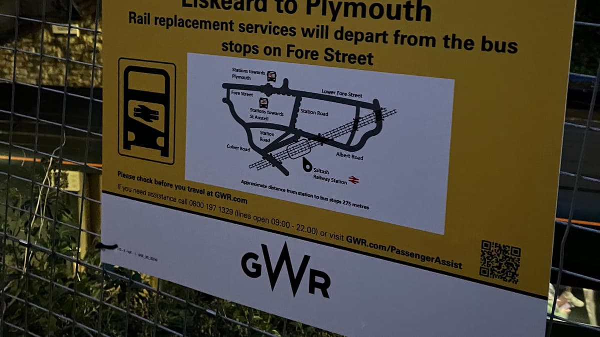 Rail replacement buses are crowded but everyone is getting a seat, says ...