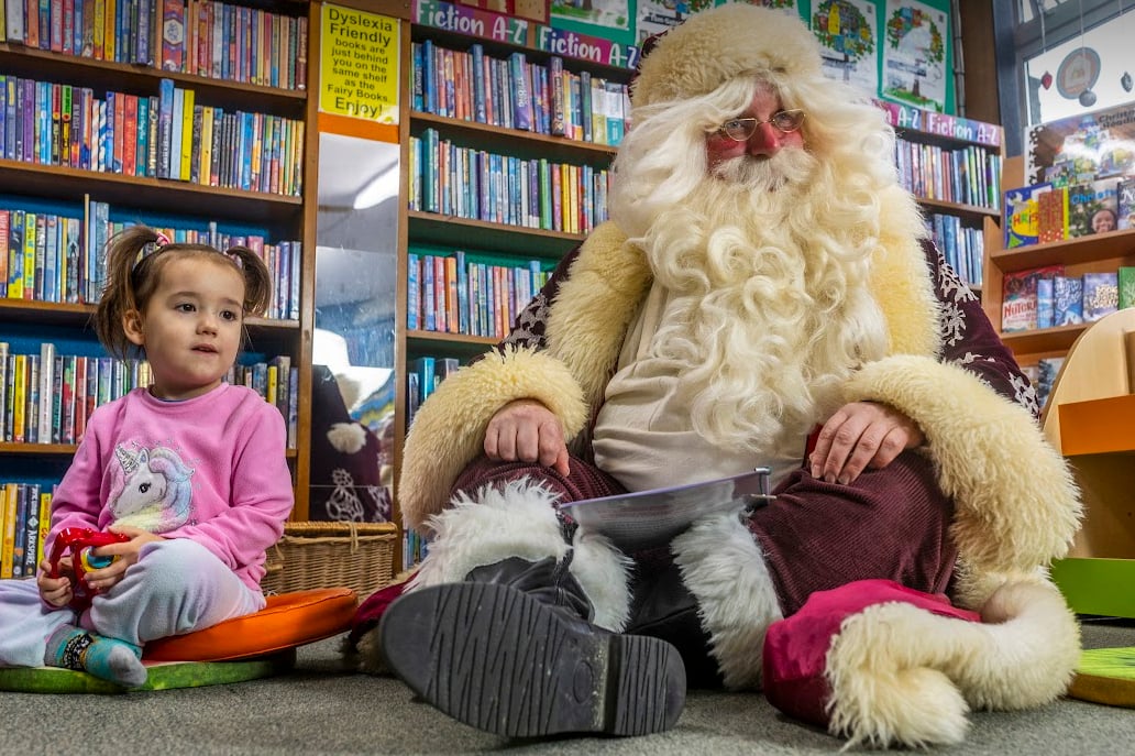Santa brings cheer to children across Cornwall thanks to the Eden ...