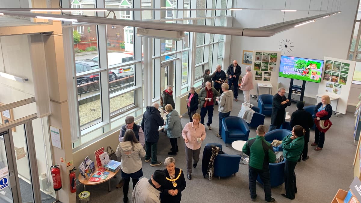 New glass facade makes Saltash Library a warm and inviting space ...