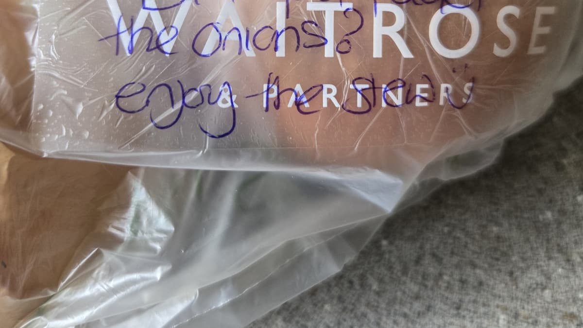 Stew crisis averted as Waitrose customer in Saltash gets their onions ...