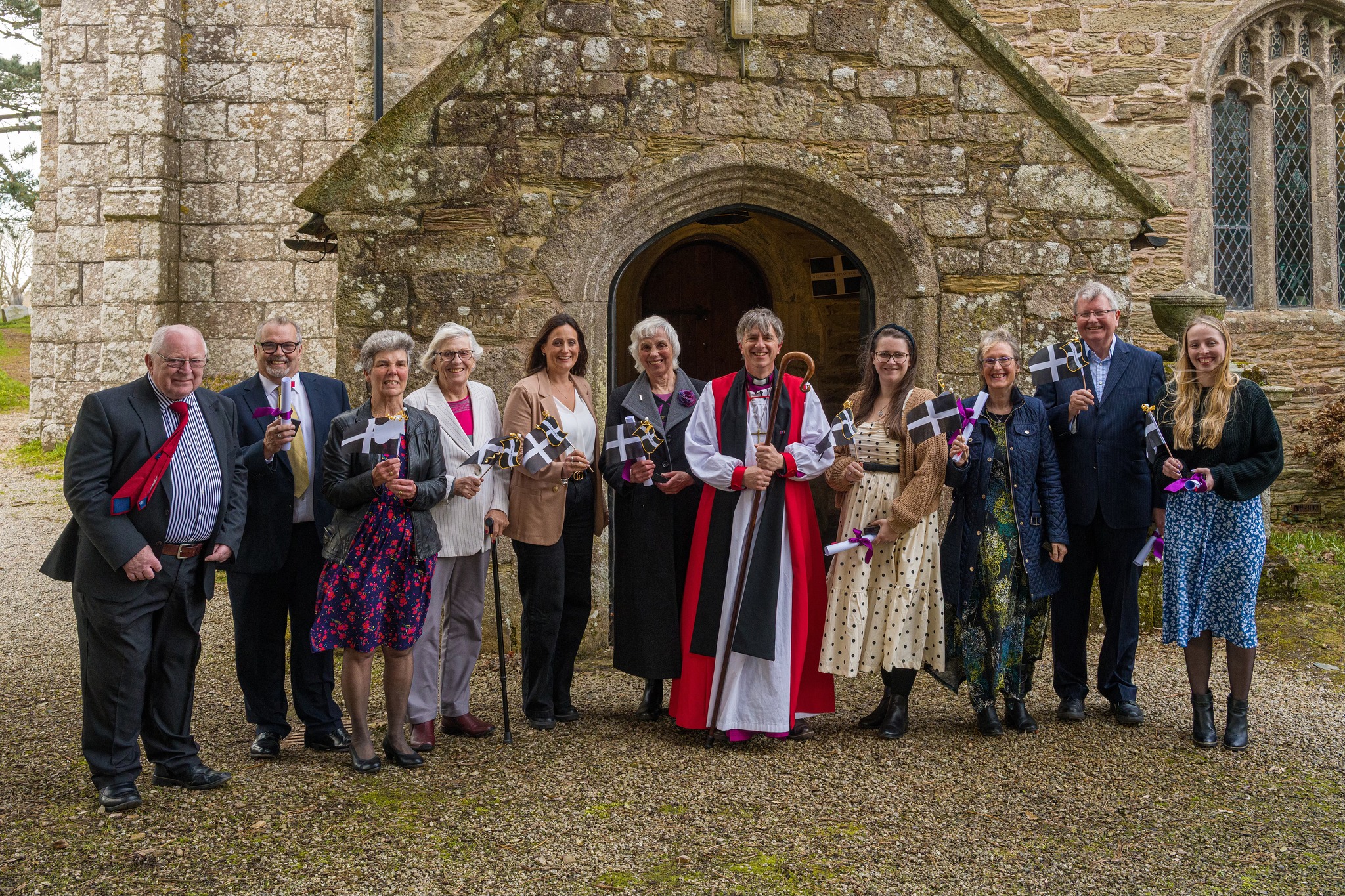 Recipients across the diocese awarded with the Cross of St Piran ...