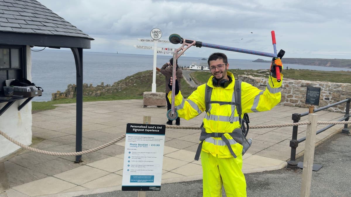 From Suffolk to Land's End — one man's epic stunt scooter adventure | cornish-times.co.uk
