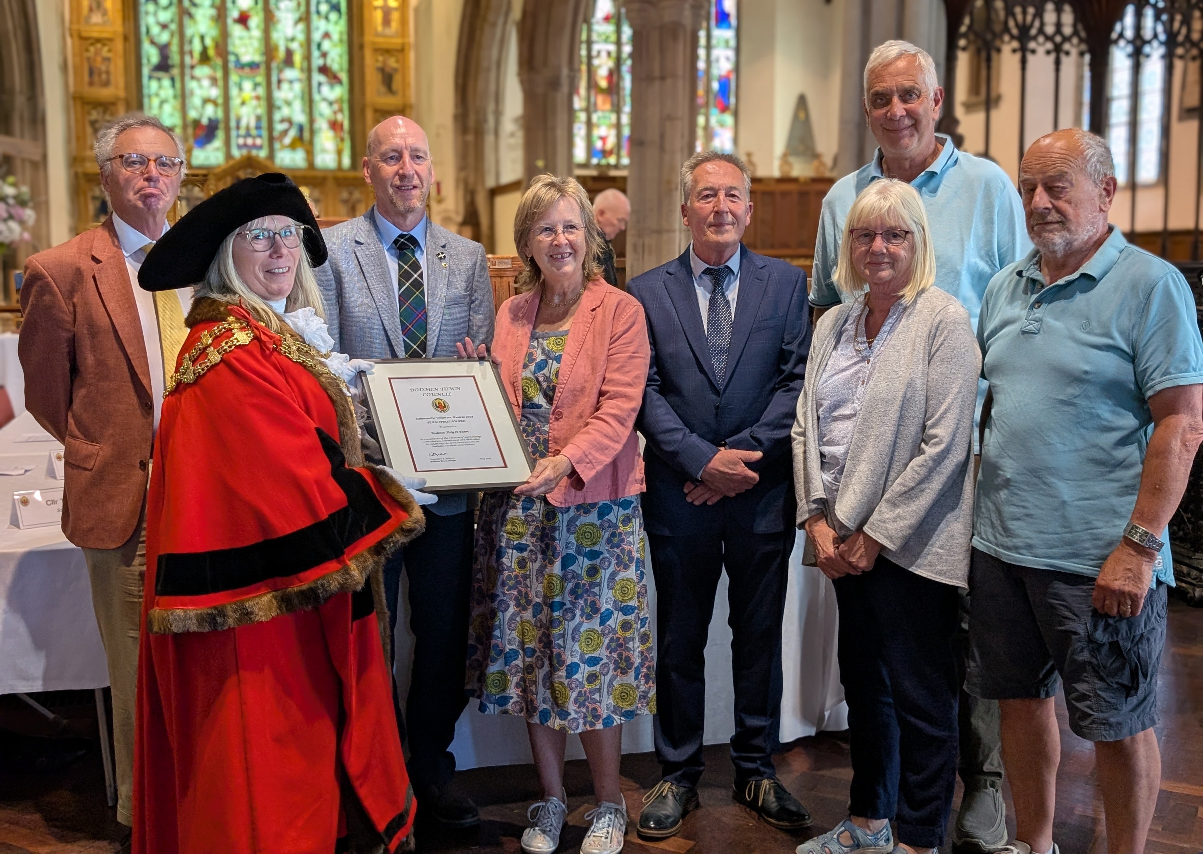 Bodmin mayor ceremony celebrates community figures and volunteers ...
