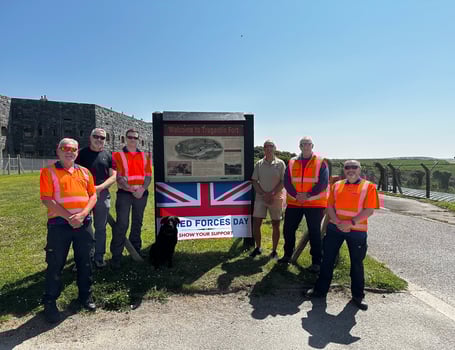 Tregantle training camp raises flag for Armed Forces week 2025 ...