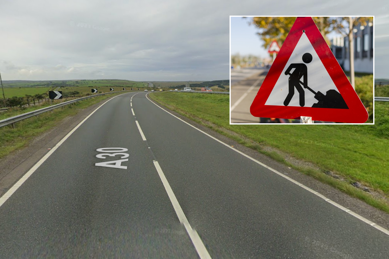 Six weeks of road works coming to the A30 | cornish-times.co.uk