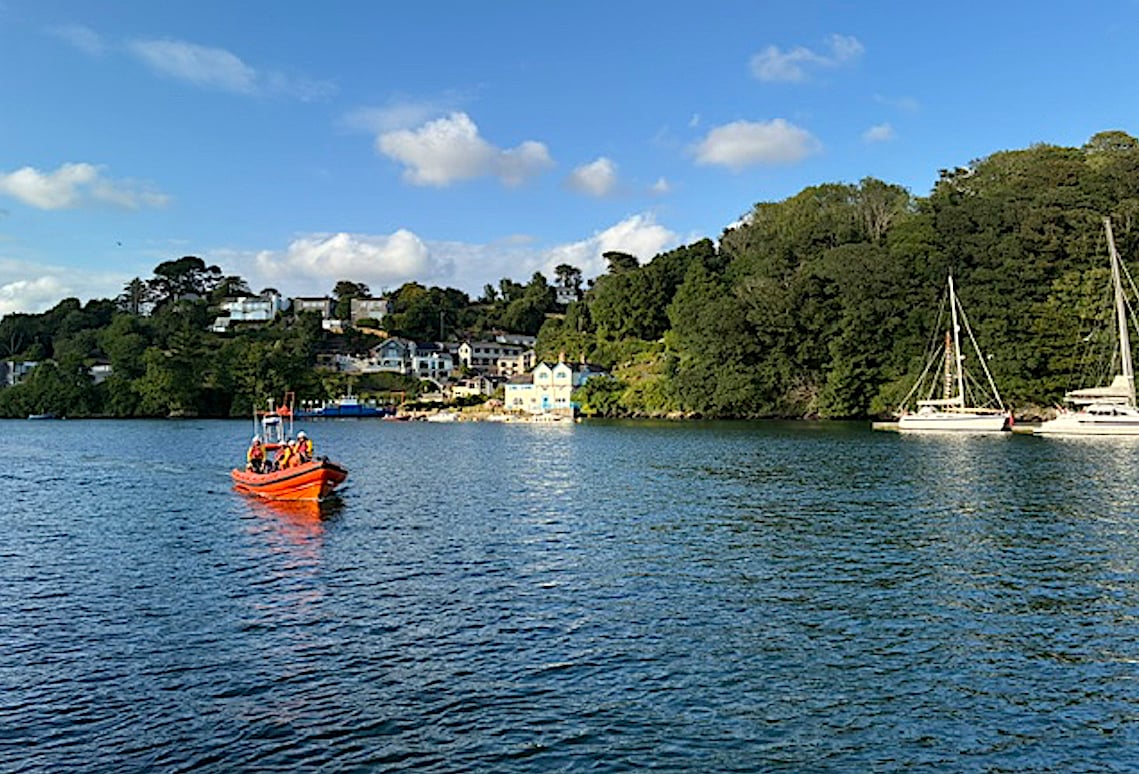 Fowey lifeboat called into action just hours after officially going ...