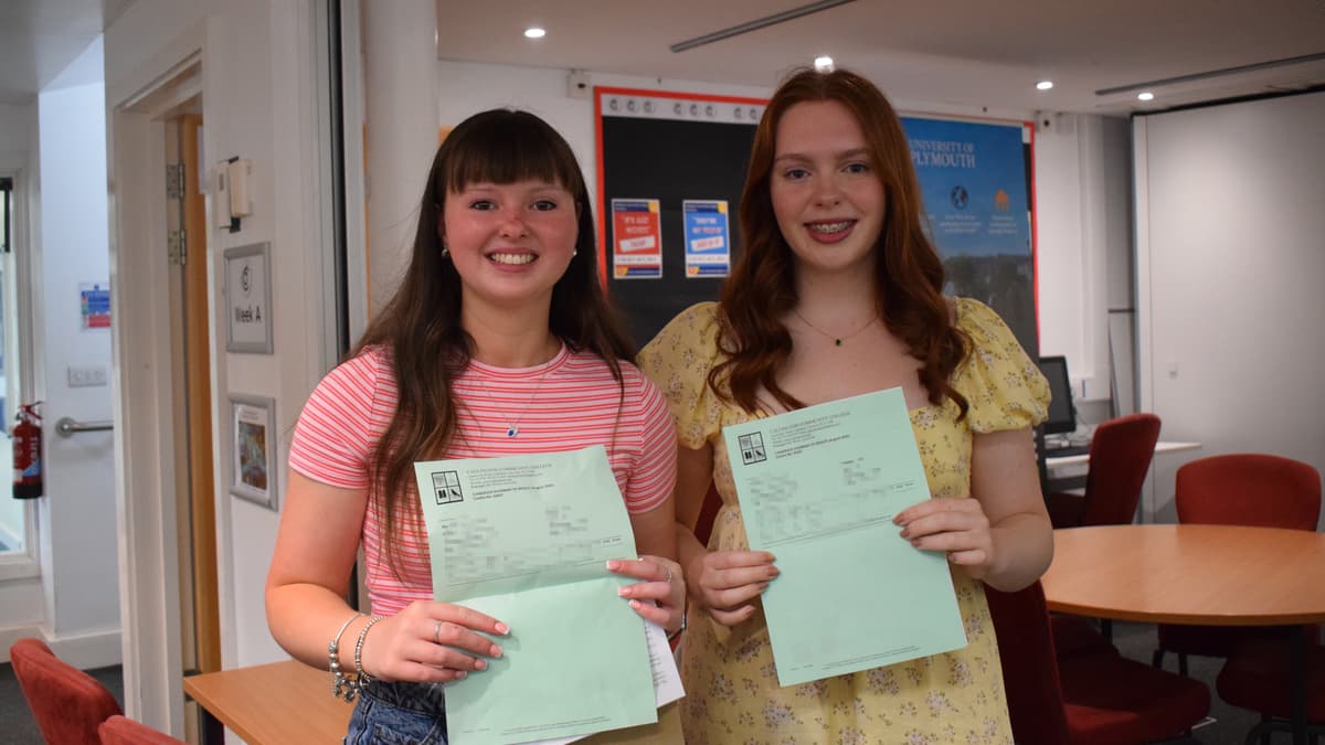 Callington students celebrate A-Level triumphs | cornish-times.co.uk