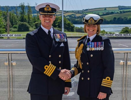 Cornish-born Captain takes command at HMS Raleigh | cornish-times.co.uk