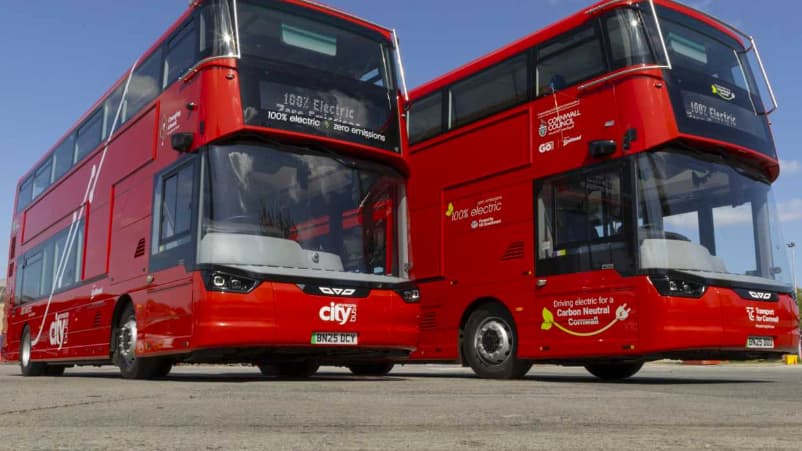 New electric buses now connecting communities in Cornwall | cornish ...