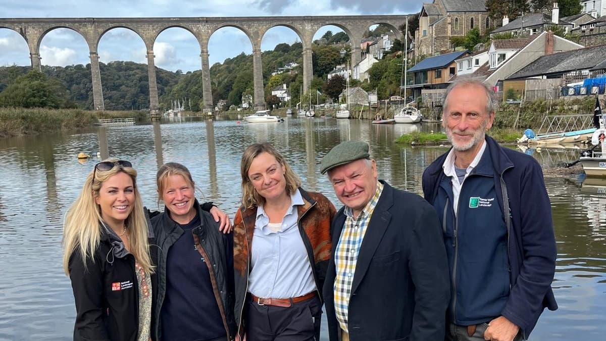 High profile visitors shown Tamar Valley work for nature | cornish ...