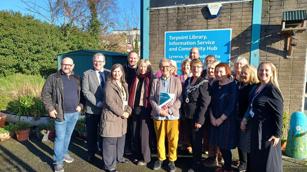 Celebratory visit highlights Torpoint’s community successes | cornish ...