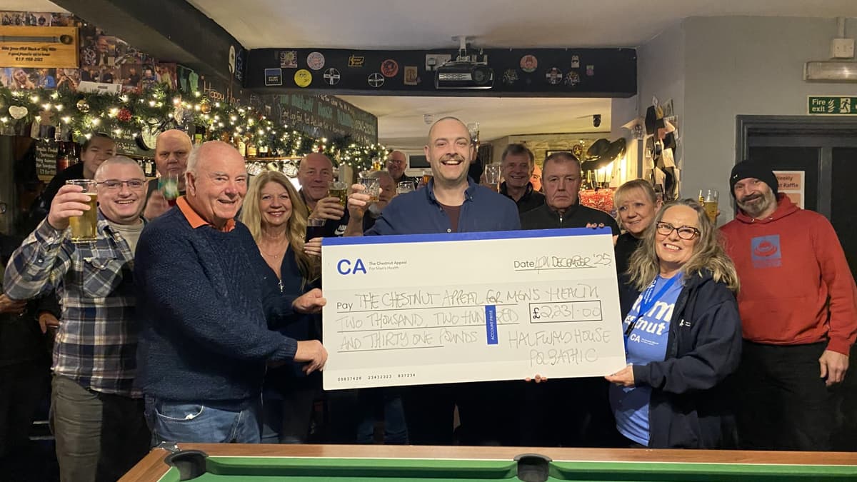 Polbathic pub helps raise thousands for men’s cancer charity | cornish ...