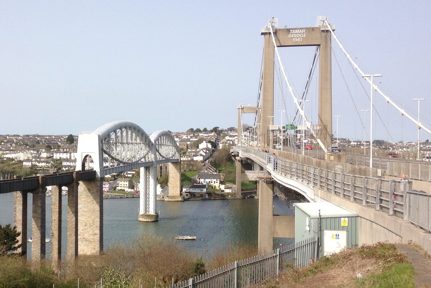 Coastal Cornwall: The first and last bridges into and out of the county ...