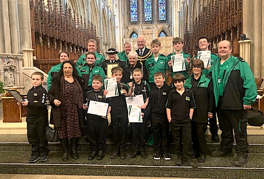 Awards for St John Ambulance cadets at special Truro Cathedral service ...