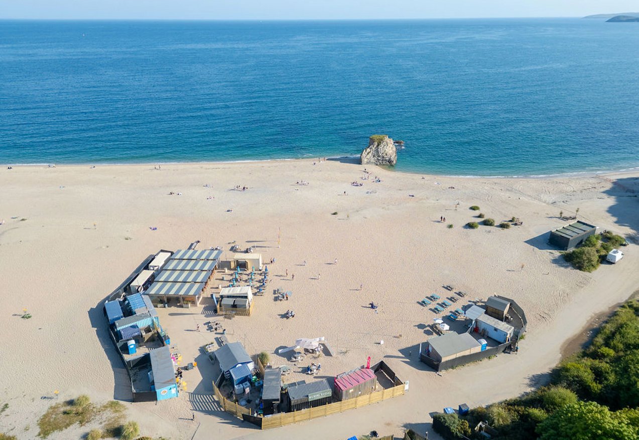 Football fans can watch World Cup matches on the beach in Cornwall ...